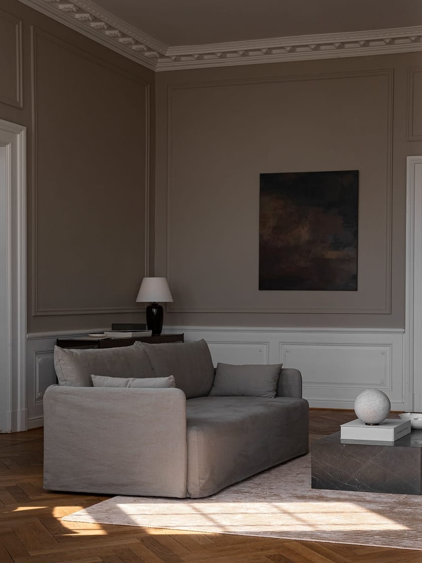 OFFSET SOFA W. LOOSE COVER Divano sfoderabile in tessuto a 3 posti By ...