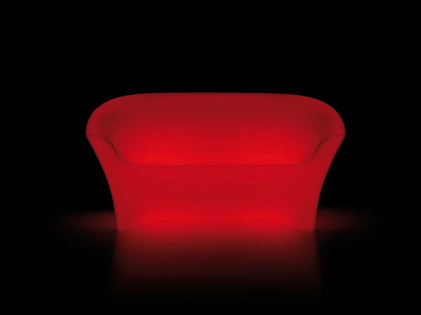 OHLA SOFA LIGHT Garden sofa with light By Plust
