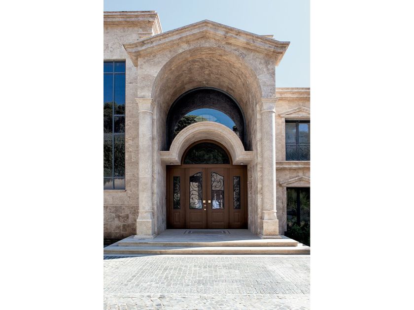 EVOLUTION Armored door with visible hinges By Oikos