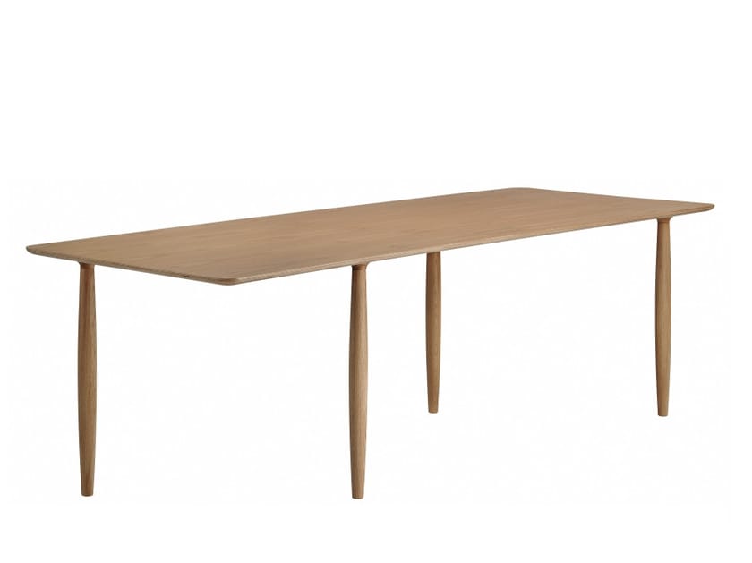 OKU Rectangular oak dining table By NORR11 | design Kristian Sofus ...