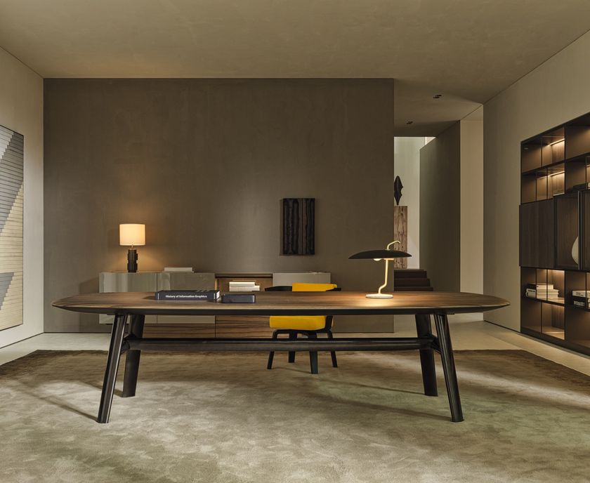 OLD FORD Rectangular wooden table By Molteni & C. | design Rodolfo Dordoni