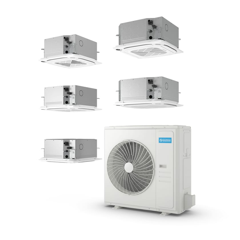 NEXYA MULTI CASSETTE Climatizzatore multi-split a cassetta By OLIMPIA ...