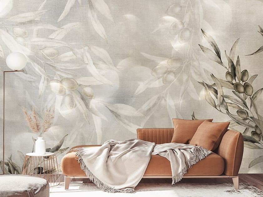 Wallpaper with floral pattern Flower fields By Studijo design Josipa Maras