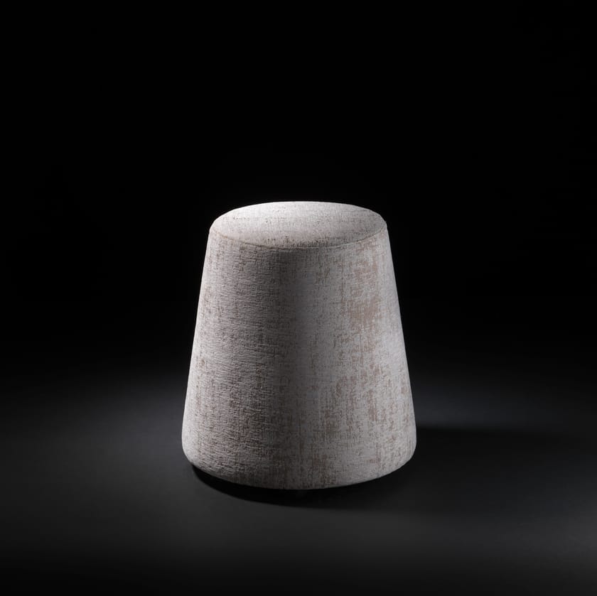 OLLI Upholstered fabric pouf By PF Stile | design Salvatore Ferroso