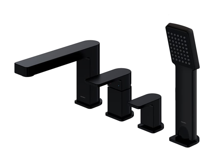 BARETTI BA7832 Robinet pour baignoire 4 trous pour bord de baignoire ...