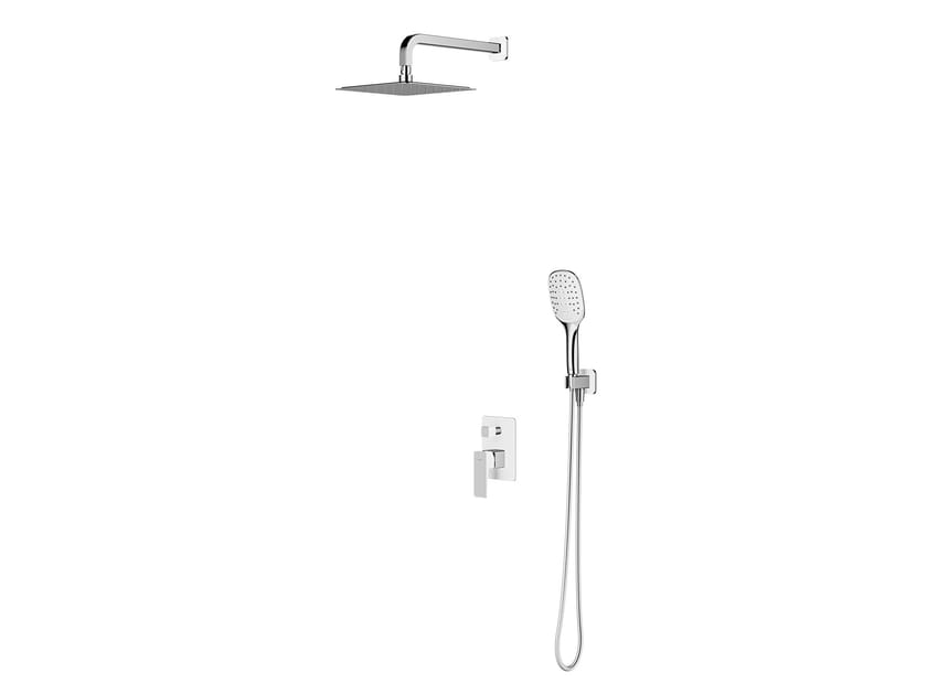 PARMA SYSPM16A Shower set with hand shower and overhead shower By OMNIRES