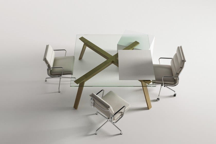 ON1-080 | Crystal office desk One Collection By Aridi design Gabriel ...