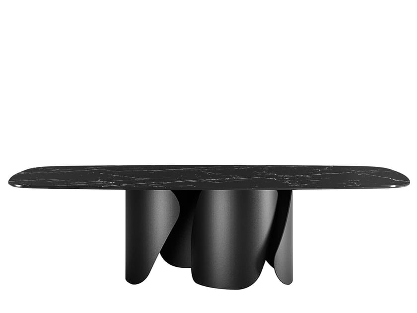 ONDA Rectangular marble table By EFORMA | design Ollen Pal