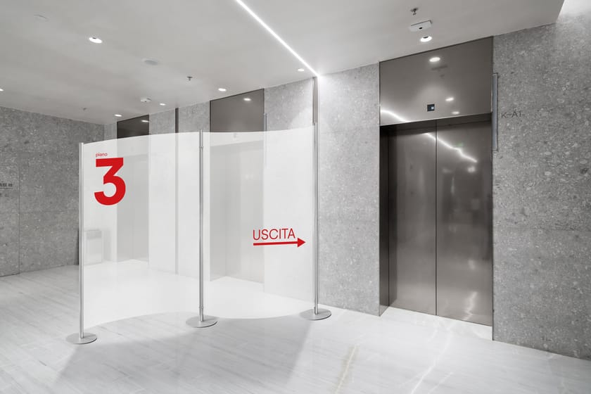 Pannello divisorio per ufficio modulare ONDA By STUDIO T