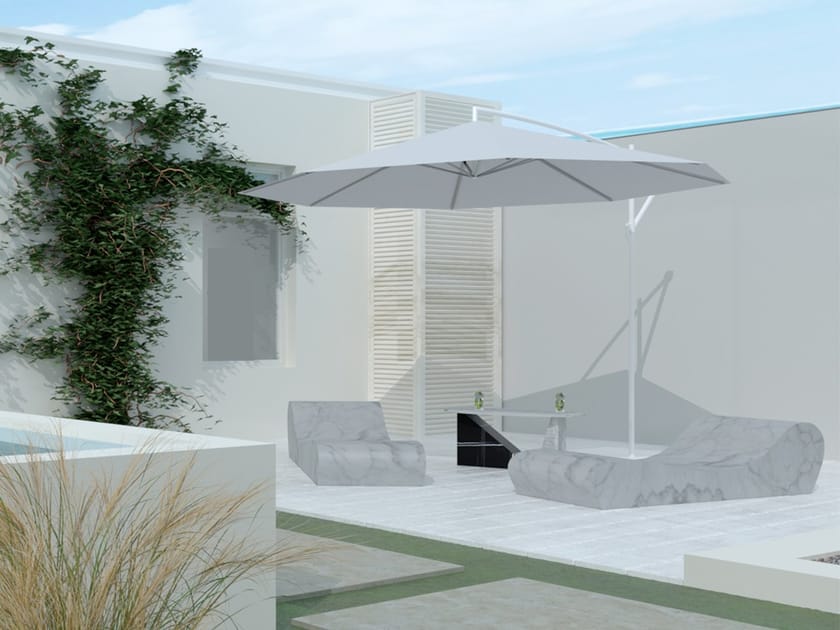 ONDA Marble Chaise longue By Dimarmo