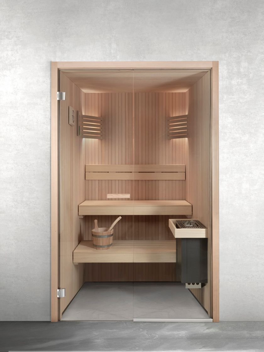 ONE Sauna finlandese prefabbricata By CARMENTA