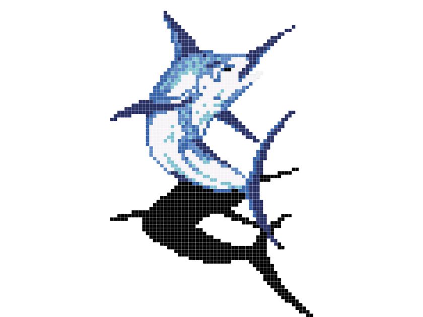 BLUE MARLIN S_001 Mosaic By ONIX