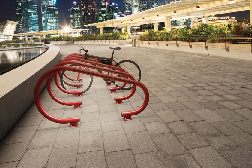 Aparcamiento de bicicletas en acero OPEN By City Design