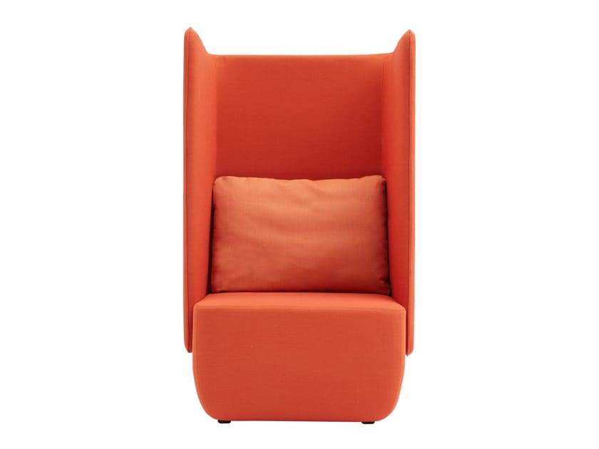 OPERA Upholstered felt armchair By SOFTLINE | design Busk + Hertzog