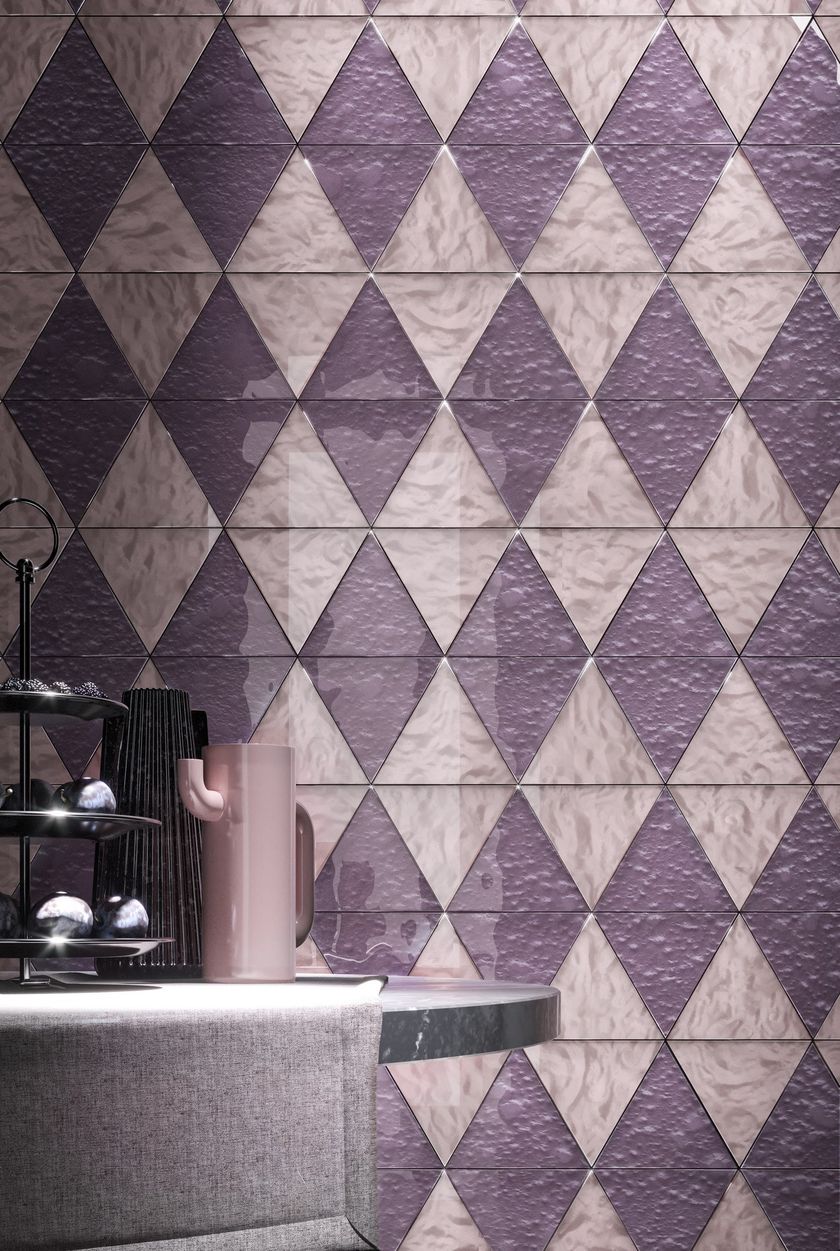 Pavimento/rivestimento in vetro per interni OPUS PATTERN - Vetrocolor