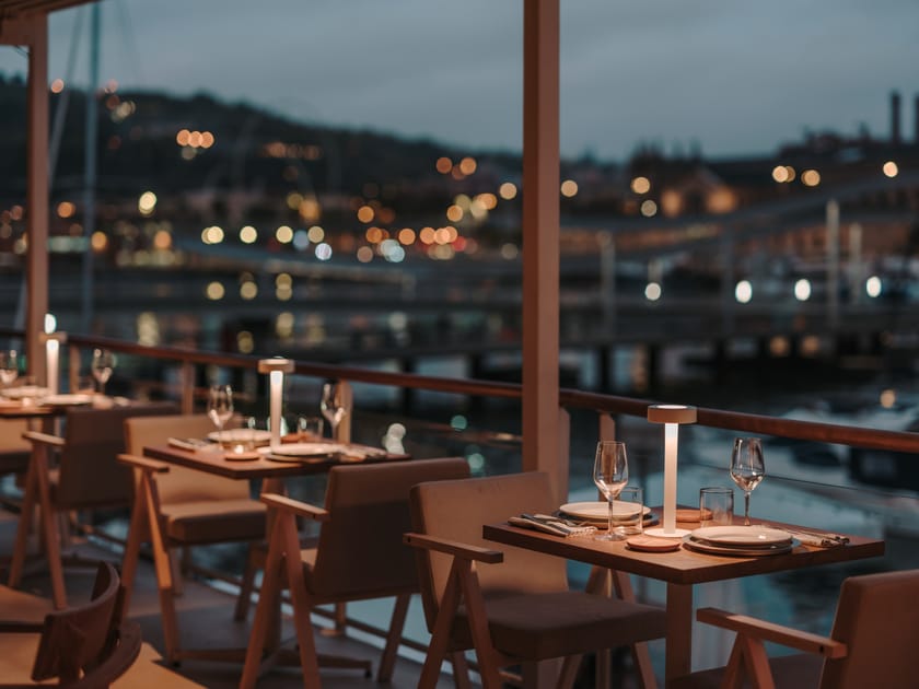 ORBIT | Outdoor table lamp By LedsC4 design Luca Turrini