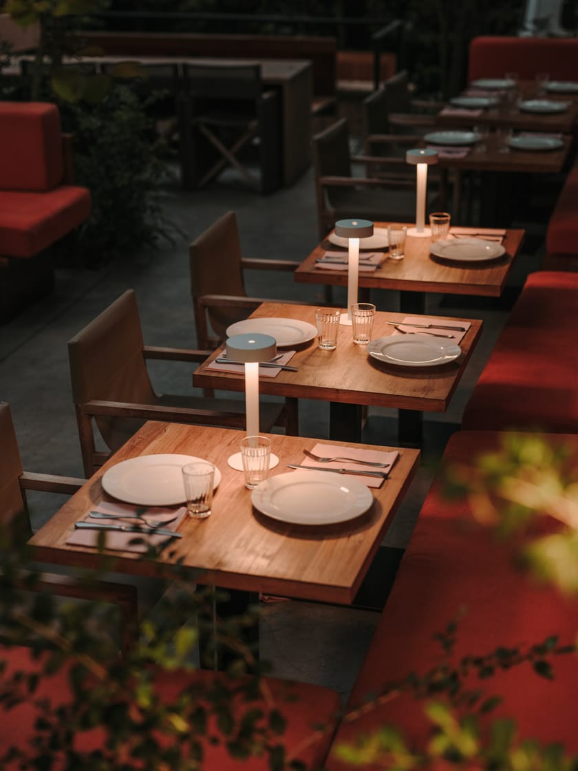 ORBIT | Outdoor table lamp By LedsC4 design Luca Turrini