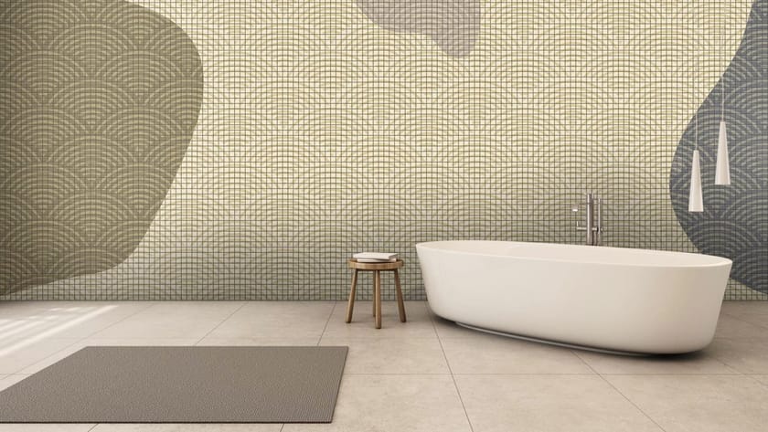 Mosaico in poliuretano per interni ed esterni ORIENTAL PATHS By MyMosaic