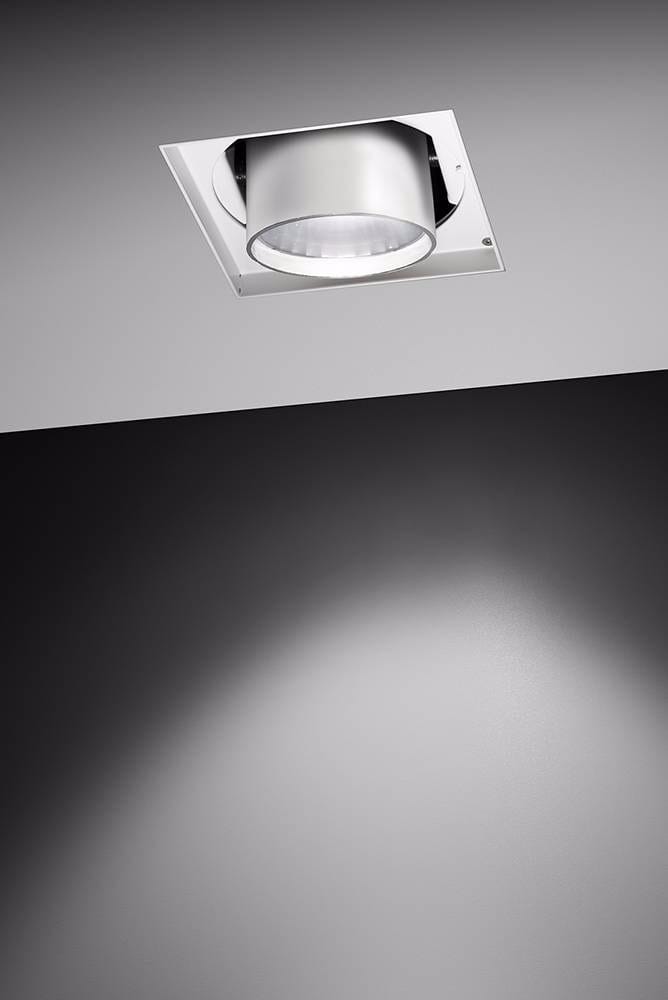 ORIENTE SQUARE | Recessed spotlight Recessed LED adjustable powder coated aluminium spotlight By ...