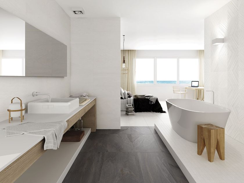 OSAKA Glazed porcelain stoneware wall tiles with stone effect By GAYAFORES