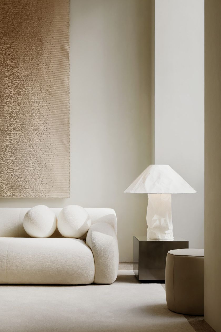 OSCAR 3 seater fabric sofa By Meridiani | design Andrea Parisio