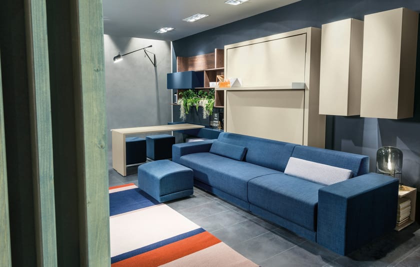 Convertible 4 seater fabric sofa OSLO 301 By CLEI