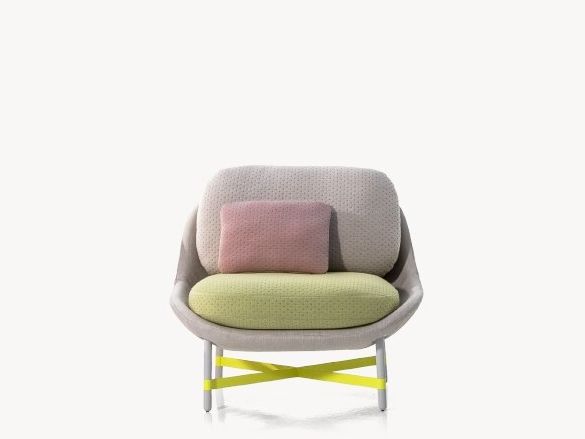 OTTOMAN Fabric armchair By Moroso | design Scholten & Baijings