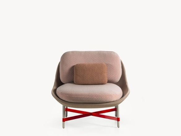 OTTOMAN Fabric armchair By Moroso | design Scholten & Baijings