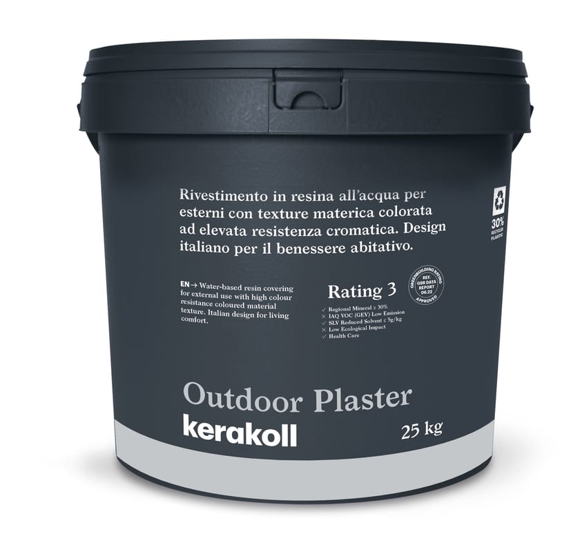 OUTDOOR PLASTER Resin covering for external use By Kerakoll Design