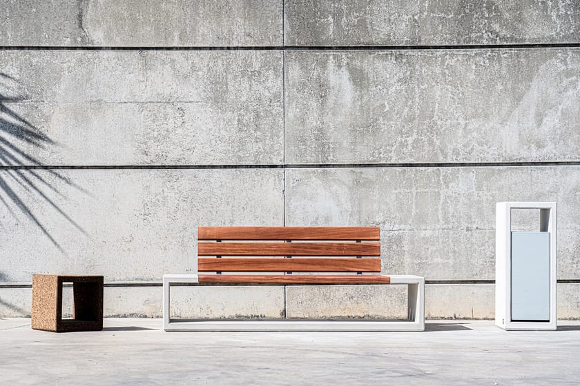 OUTLINE | Bench with back Outline Collection By SIT design Gonçalo Silva