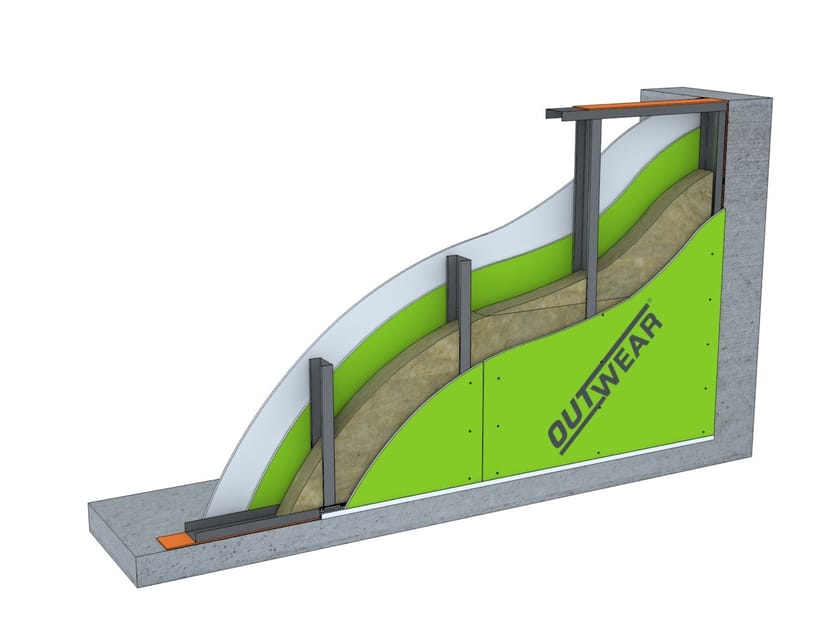 Glass-mat sheathing board OUTWEAR By ITP