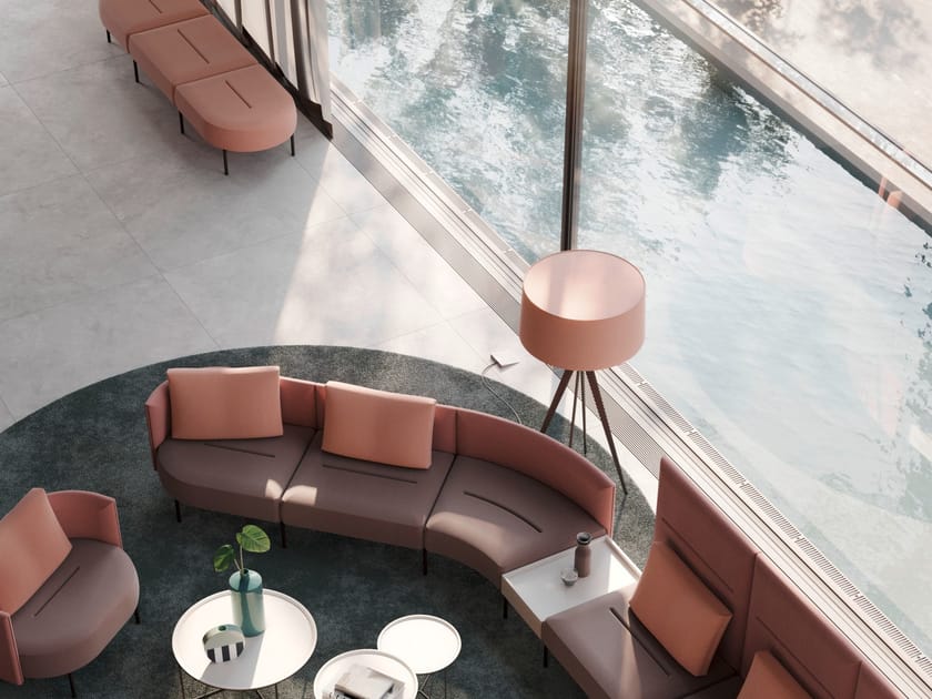 OVAL | Backless bench seating By Brunner design Jehs+Laub