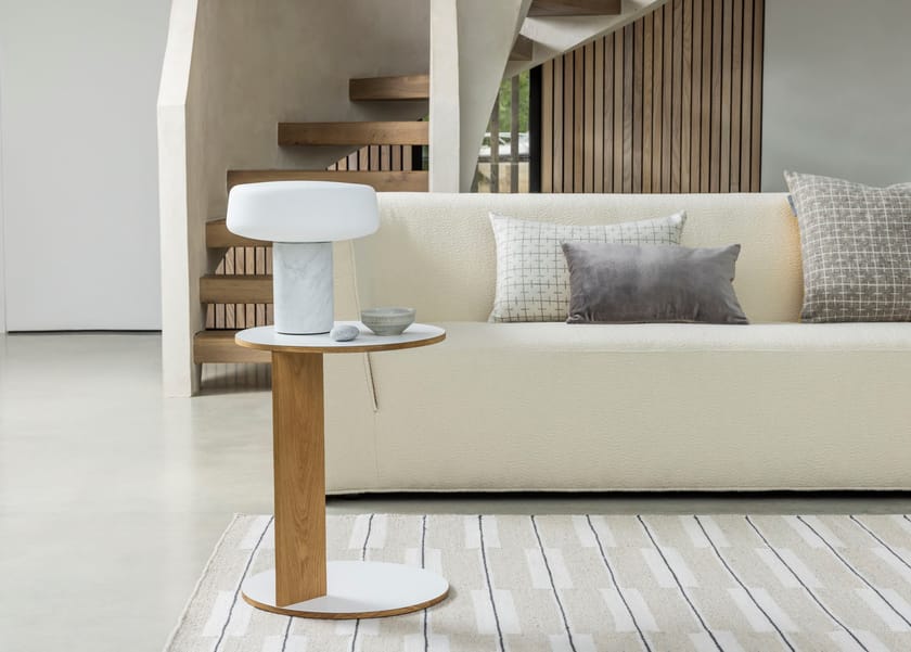 OVERHANG | Round coffee table Round PC laminate side table By Case ...