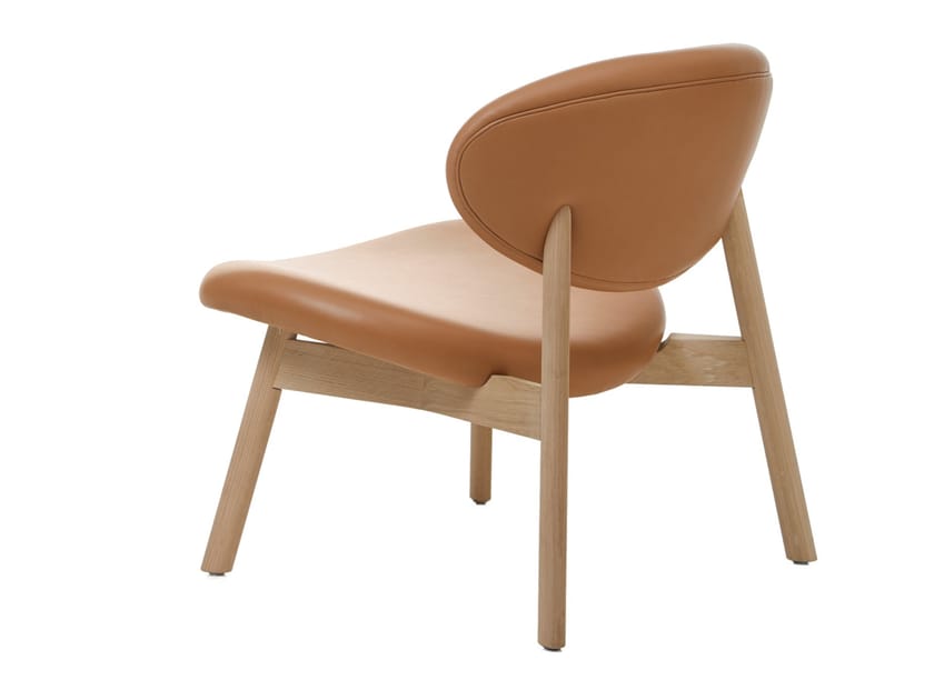 OVOID Upholstered solid wood lounge chair By BassamFellows | design ...