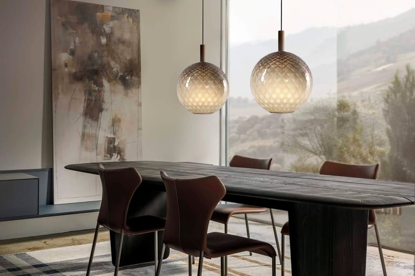 BEAM STICK NUANCE BALLOTON 350 Pendant lamp By Olev | design Marc Sadler