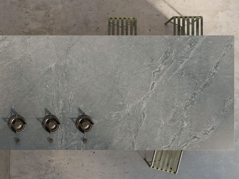 ATLANTIC GREY Porcelain stoneware wall tiles with marble effect By ...