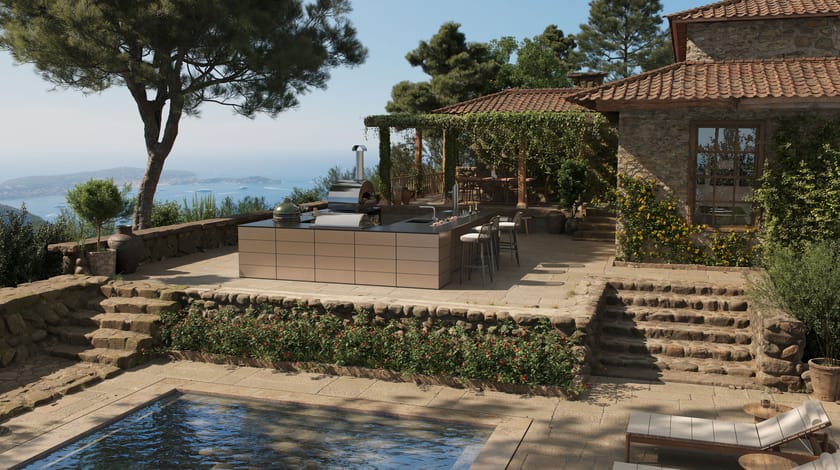 TUSCANY MANSION Outdoor kitchen By Outopia