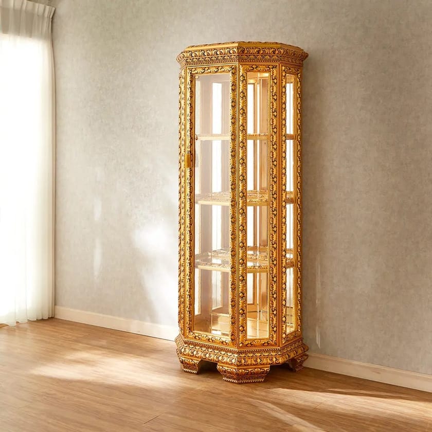 P ALTA ANTIC GOLD display cabinet By Italia Cornici