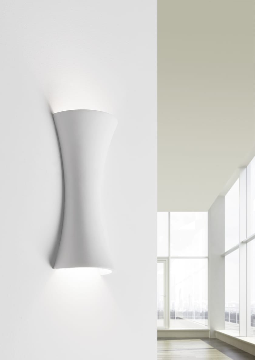 PALE LED plaster wall light By Tecnico