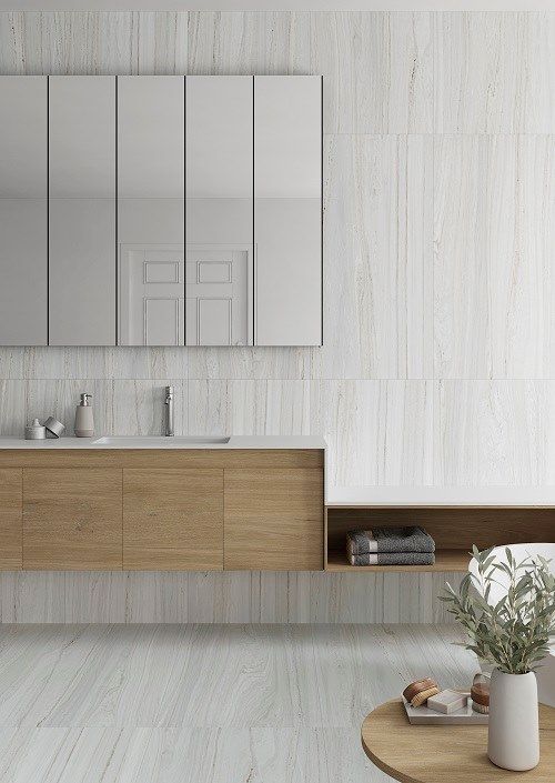 Glazed porcelain stoneware wall/floor tiles with wood effect ...
