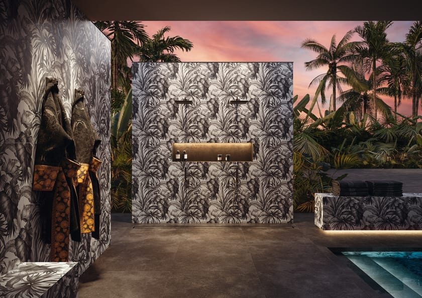 PALM wall tiles By Versace Ceramics