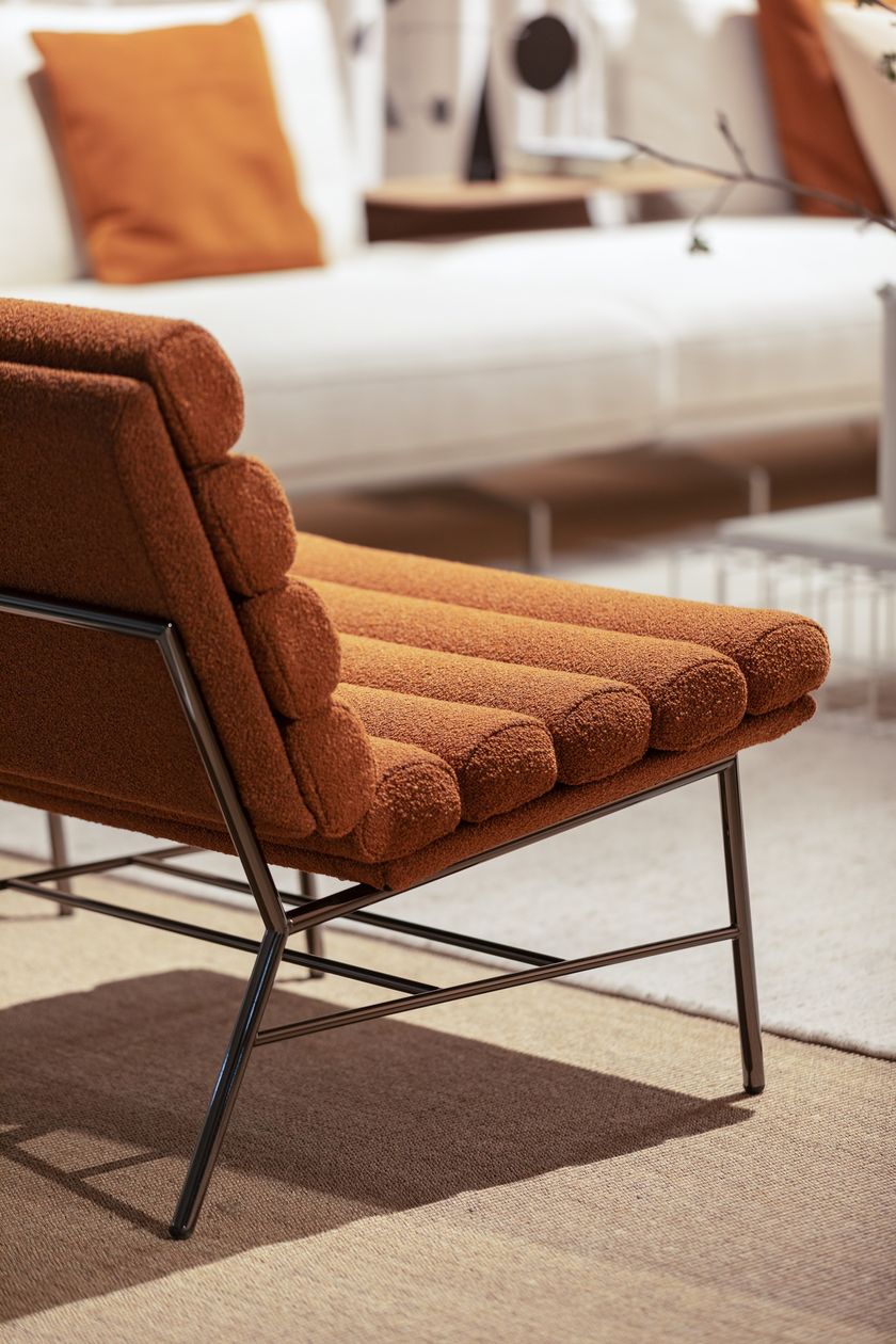 PAN FLUTE poltrona By Saba Italia design Paolo Grasselli