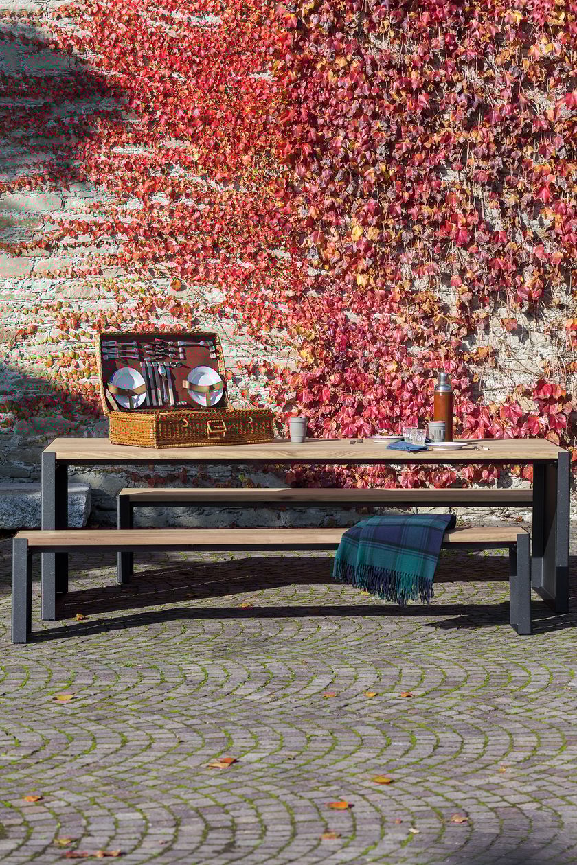 PANCO OUTDOOR Rectangular garden table By Lapalma | design Romano Marcato