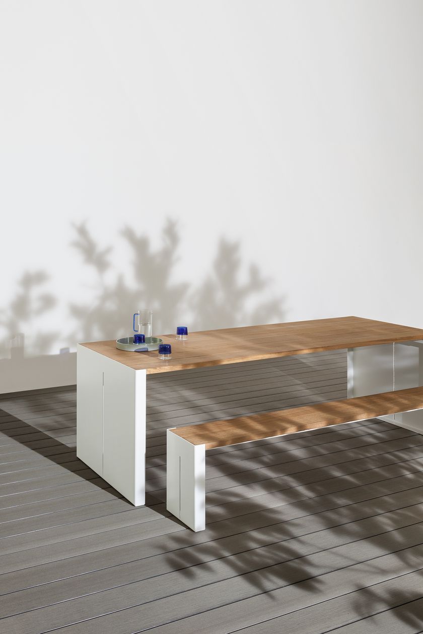 PANCO OUTDOOR Rectangular garden table By Lapalma | design Romano Marcato
