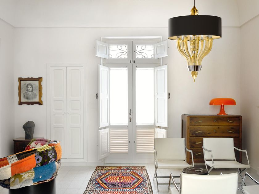 PANDORA Venetian crystal pendant lamp By Barovier&Toso