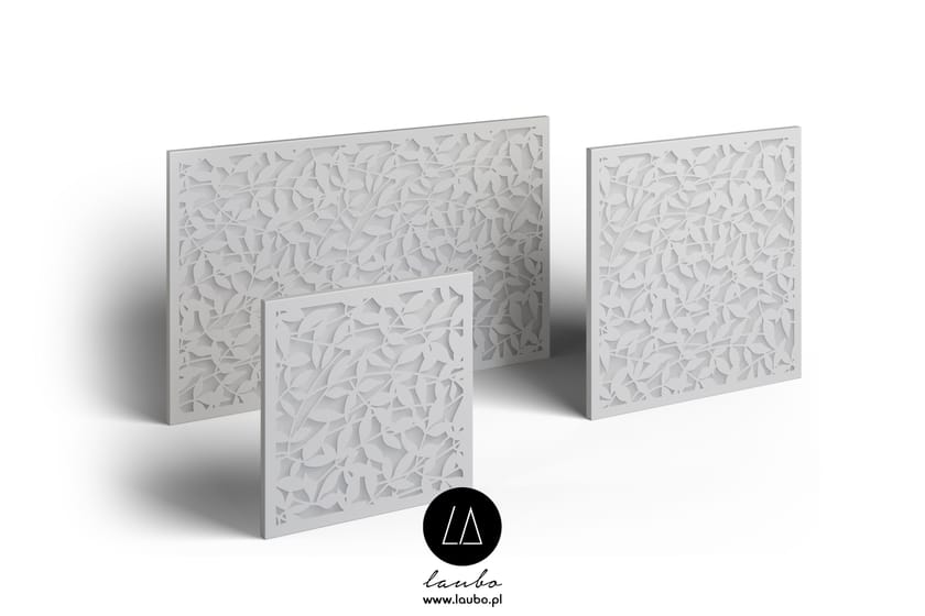 Lámpara de pared para exteriores LED de metal PANEL GRIN By Laubo