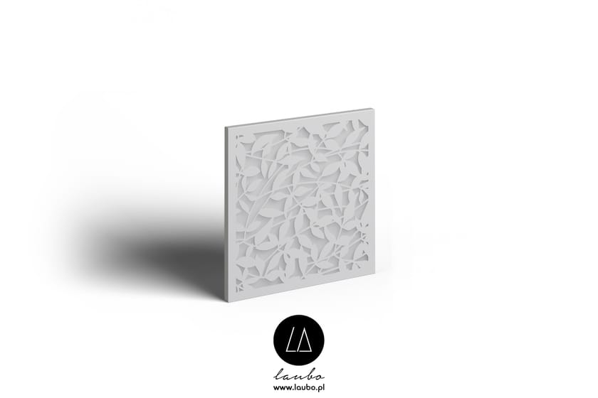 Lámpara de pared para exteriores LED de metal PANEL GRIN By Laubo