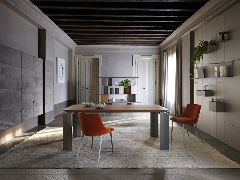 Extending rectangular wooden table PANTA REI By Ronda Design design ...