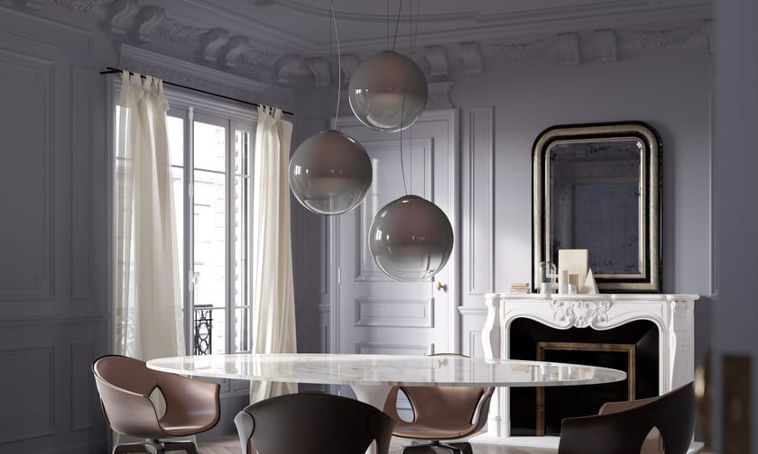 PANZERI - SMOKE lampada a sospensione By In Stock