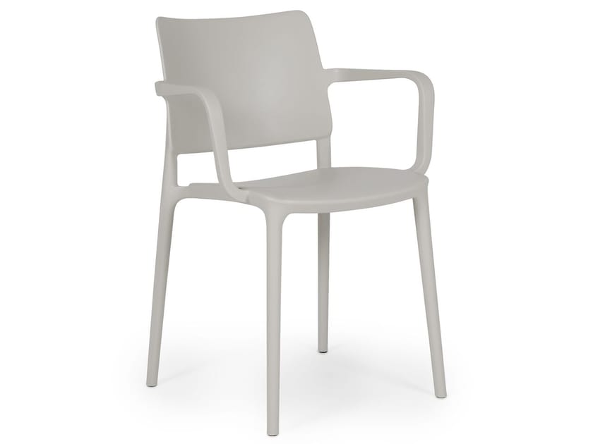 JOY-K Stackable polypropylene chair By Papatya